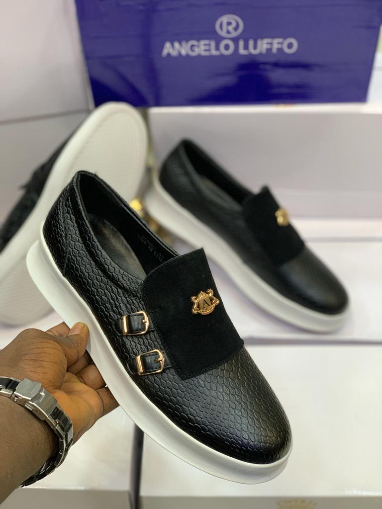 A New Double Strap Leather HalfShoe - Spacebill Store